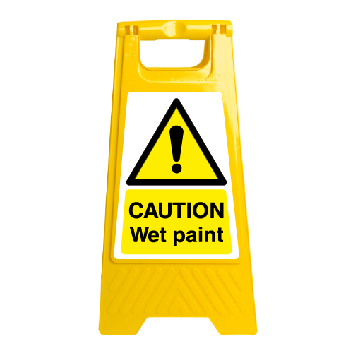 Caution Wet paint sign – Ref: w178 – Safety Sign Warehouse
