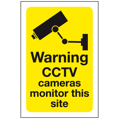 Warning CCTV cameras monitor this site sign – Ref: cctv11 – Safety Sign ...