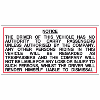 Vehicle and Parking Signs – Safety Sign Warehouse