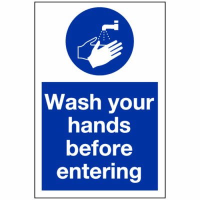 Cleaning materials only sign – Ref: hc57 - Safety Sign Warehouse