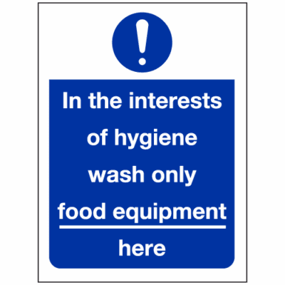 Hygiene and Catering Signs - Safety Sign Warehouse