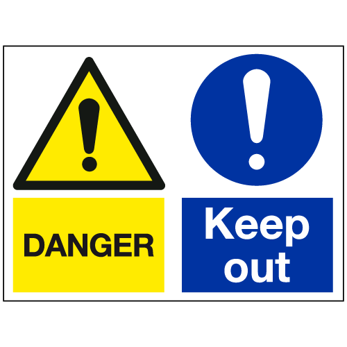Danger Keep Out sign – Ref: mp53u – Safety Sign Warehouse
