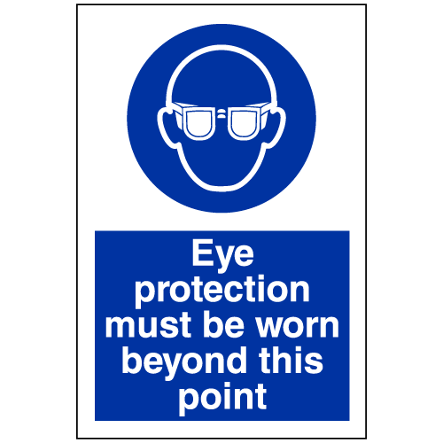 Eye Protection Signs - Safety Sign Warehouse