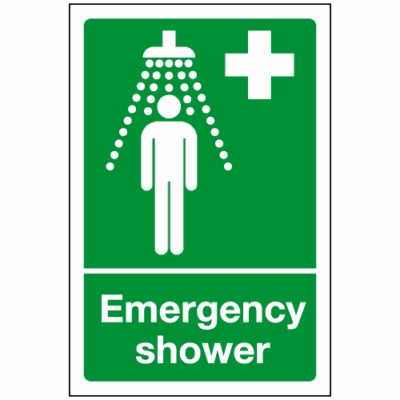 First aid burns and scalds sign – Ref: fa1 - Safety Sign Warehouse