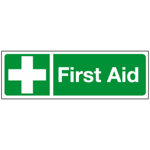 First aid safety sign – Ref: sc486 – Safety Sign Warehouse