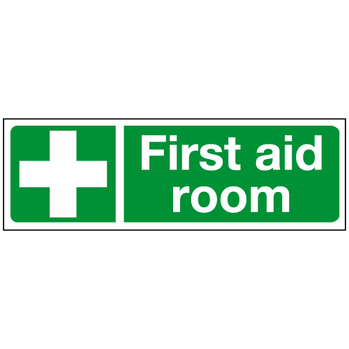 First aid room sign – Ref: sc501 – Safety Sign Warehouse