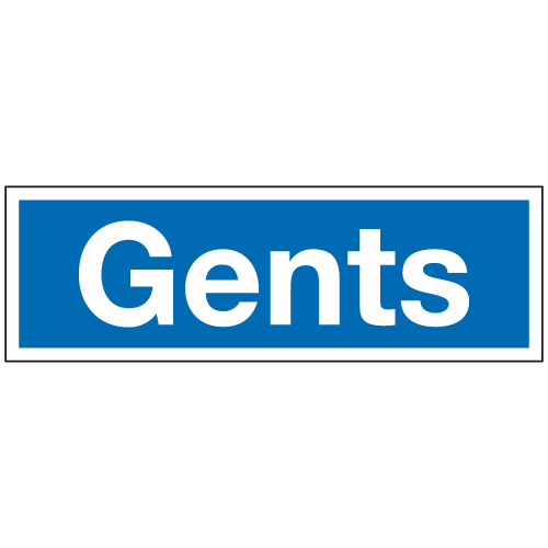 Gents sign – Ref: sg15 – Safety Sign Warehouse