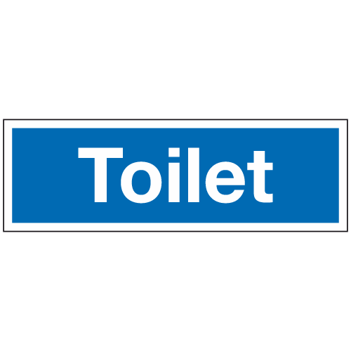 Toilet sign – Ref: sg27 – Safety Sign Warehouse