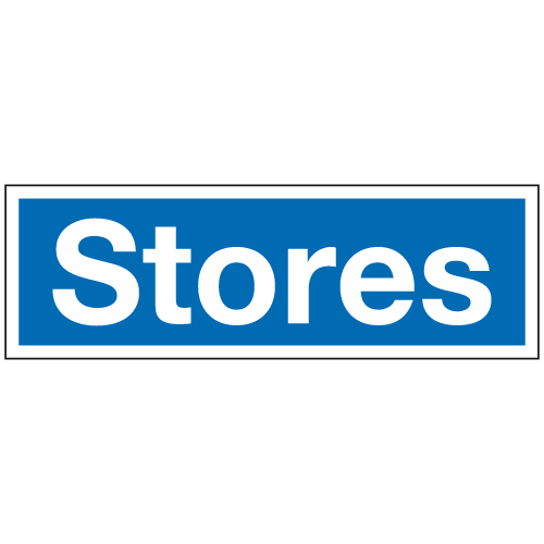 Stores sign – Ref: sg2 – Safety Sign Warehouse
