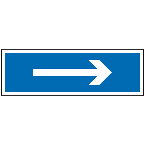 Arrow sign – Ref: sg32 – Safety Sign Warehouse