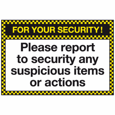 CCTV and Security Signs - Safety Sign Warehouse