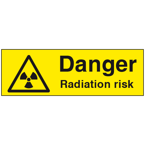 Danger radiation risk labels (Pack of 10) sign – Ref: wl398 – Safety ...