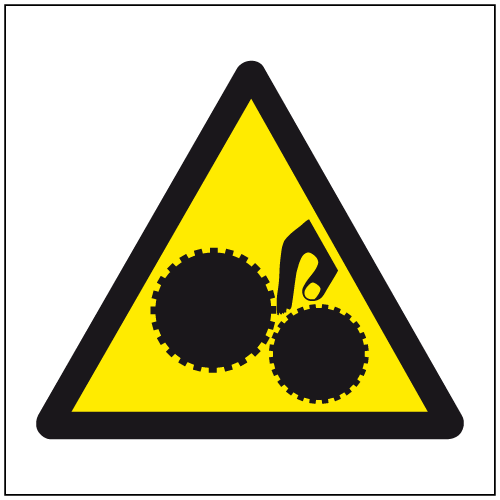Caution roller (50 per pack) sign – Ref: wl400 – Safety Sign Warehouse