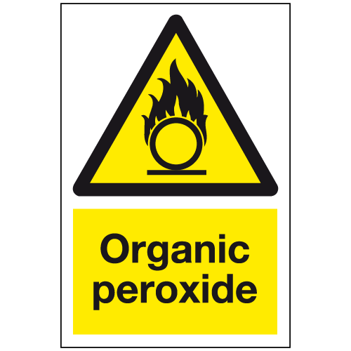Organic peroxide sign – Ref: wm13 – Safety Sign Warehouse