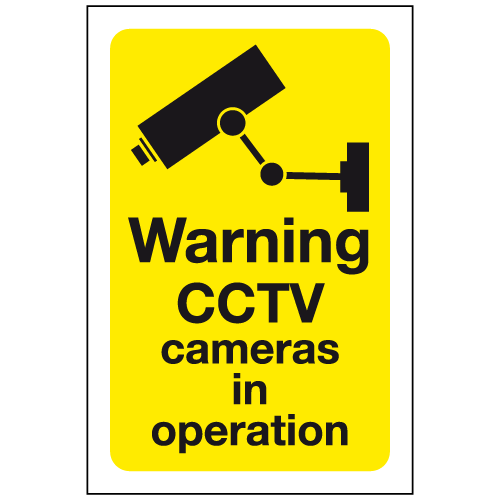 Warning CCTV cameras in operation sign – Ref: ws1 – Safety Sign Warehouse