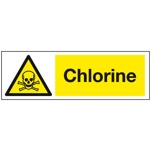 Chlorine sign – Ref: ws28 – Safety Sign Warehouse