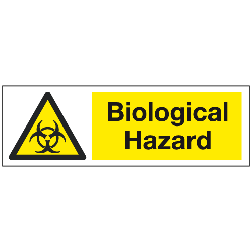Biological hazard sign – Ref: ws38 – Safety Sign Warehouse