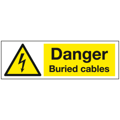 Danger live cables underground – Ref: ws10 - Safety Sign Warehouse