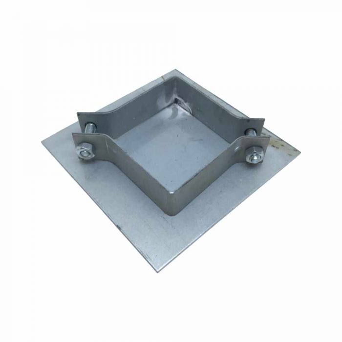 Square Post Base Plates – Safety Sign Warehouse