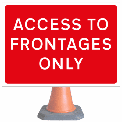 Cone Signs - Safety Sign Warehouse