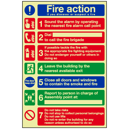 Glow in the Dark Signs (GITD) - Safety Sign Warehouse