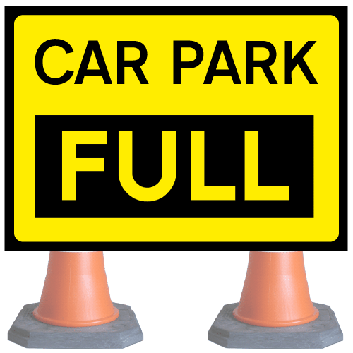 Car Park Full Cone Sign – cns35 (cone sold separately) – Safety Sign ... Car Park Full Cone Sign – cns35 (cone sold separately) – Safety Sign ...