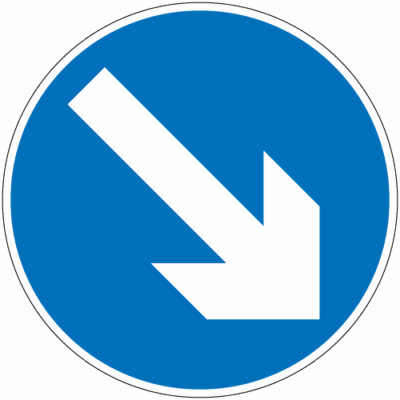 No Entry sign – Ref: diag 616 - Safety Sign Warehouse
