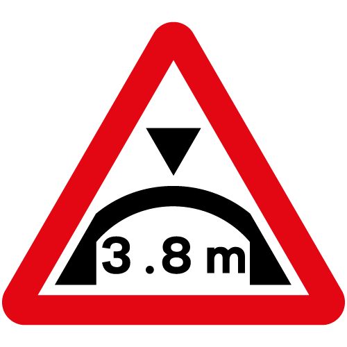 Maximum Headroom Available At Bridge Ahead (Metric) Sign – Ref: diag ...