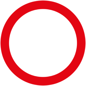 All Vehicles Prohibited sign – Ref: diag 617 - Safety Sign Warehouse