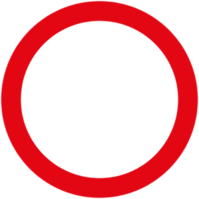 All Vehicles Prohibited sign – Ref: diag 617 - Safety Sign Warehouse