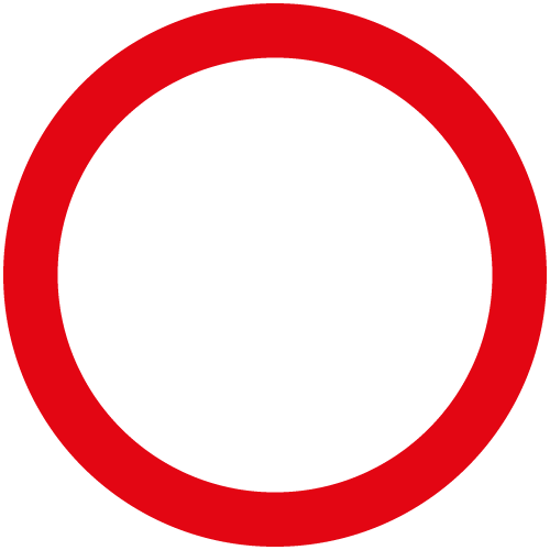 All Vehicles Prohibited sign – Ref: diag 617 – Safety Sign Warehouse