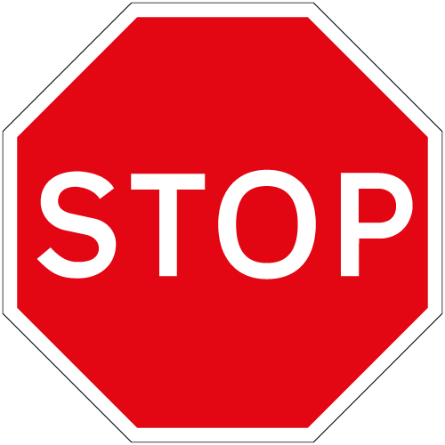 STOP sign – Ref: diag 601.1 – Safety Sign Warehouse