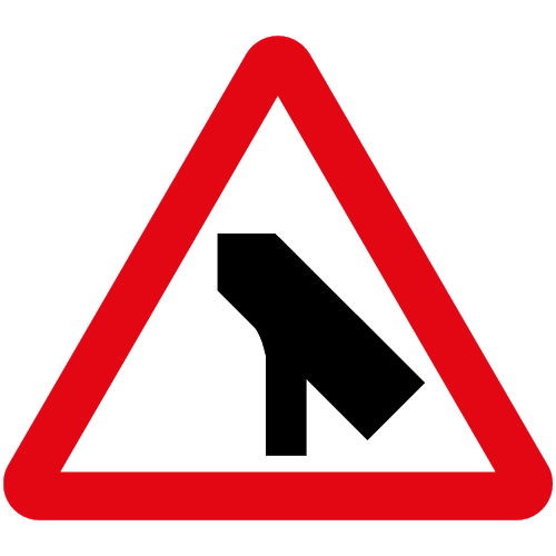 Traffic Joins Main Carriageway Ahead Sign – Ref: diag 509.1 – Safety ...