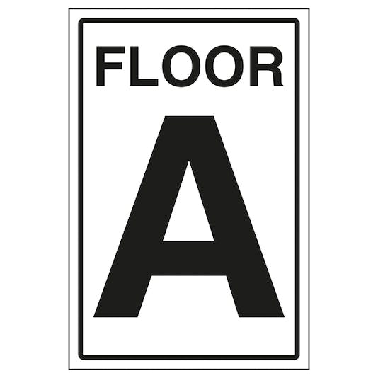 Floor Level A sign- Ref: st1 – Safety Sign Warehouse