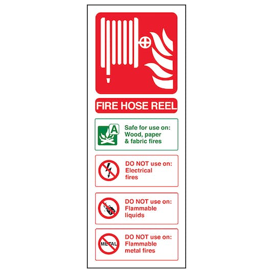 Fire Hose Reel sign – Ref: fe3 – Safety Sign Warehouse