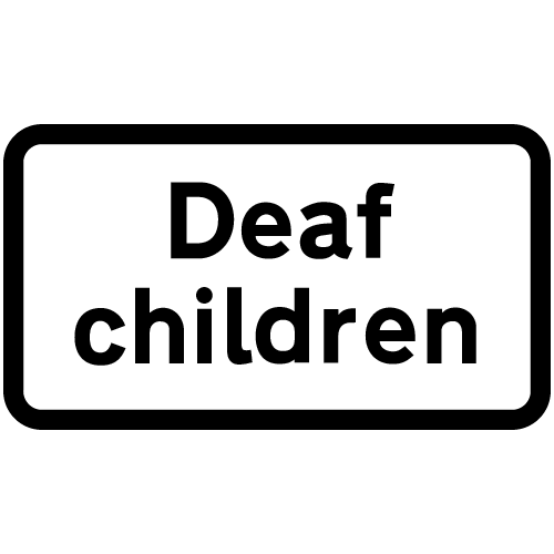 Deaf Children suppl. Diag 547.7v4 – Safety Sign Warehouse