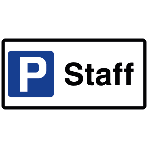 Staff sign – Ref: cp75 – Safety Sign Warehouse