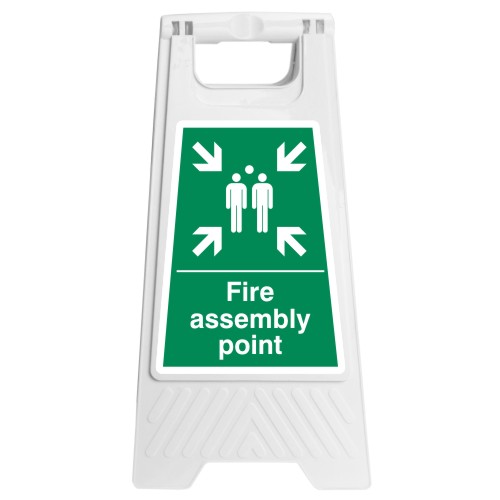 Fire Assembly Point sign – Ref: w899 – Safety Sign Warehouse