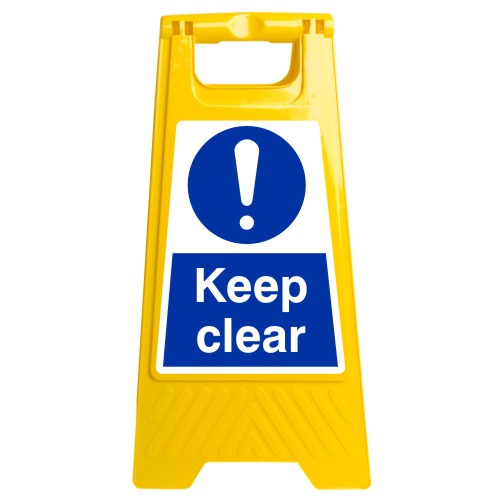 Keep Clear sign – Ref: w896 – Safety Sign Warehouse