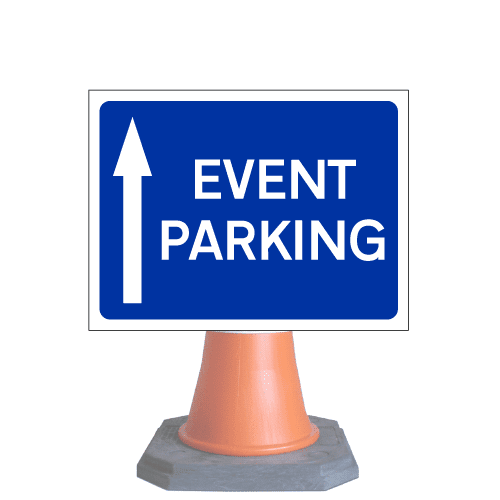 Event Parking UP Arrow cone sign – cns 88 (cone sold separately ...